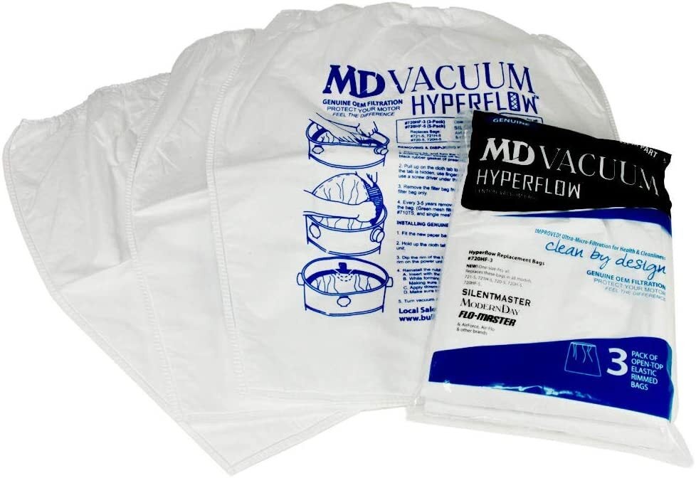 MD / Hyperflow / 8 gallon / Vacuum Bag / 5 Pack / 720 H-5 | Arbor Vacuum