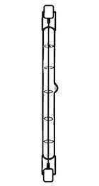 Lamps / Bulb / J-Type / T-3 Double Ended Halogen Bulb | Arbor Vacuum