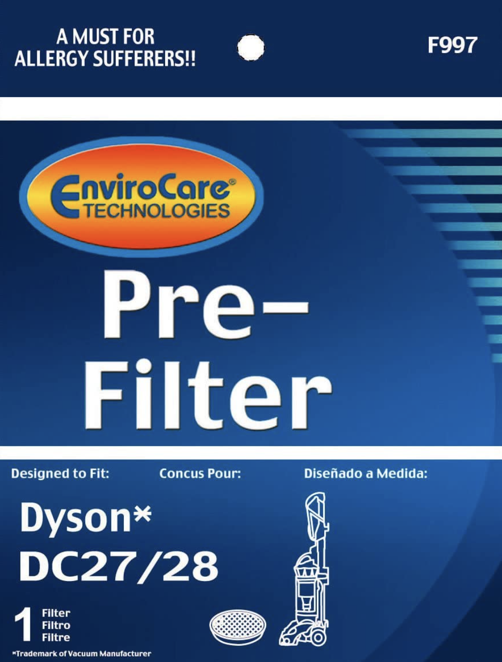 Dyson / Filter / DC27/28 / Pre-Filter | Arbor Vacuum